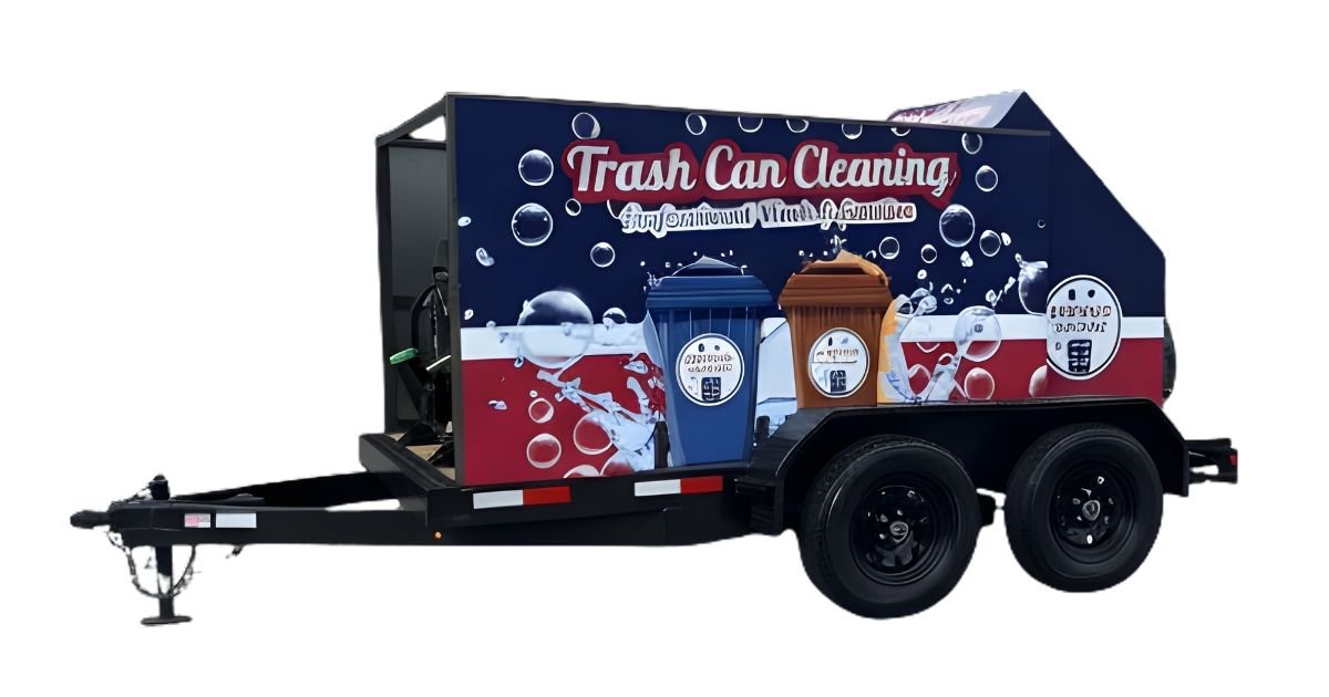 Custom Bin Cleaning Trailer for Your Business